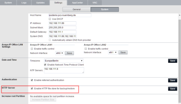 How to backup IP Office servers - Blog: Florian Wilke