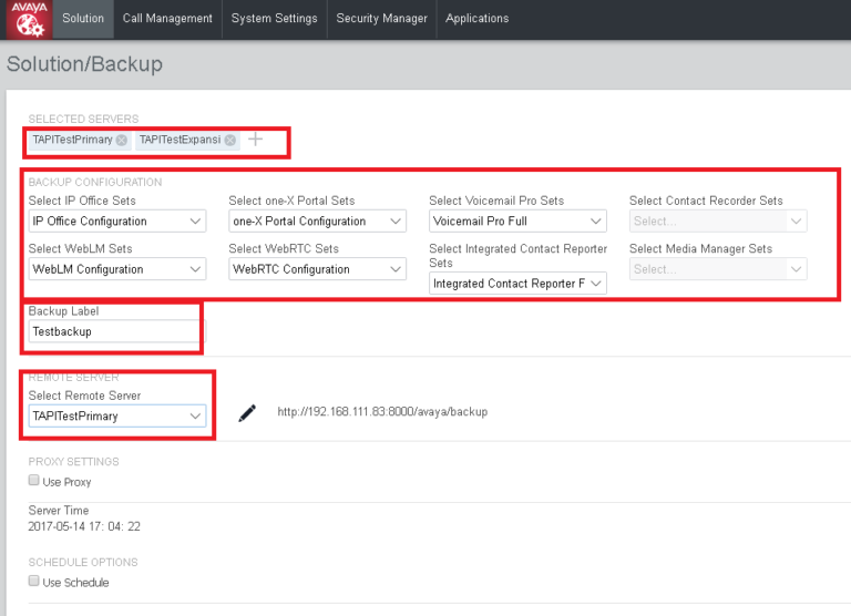 How to backup IP Office servers - Blog: Florian Wilke