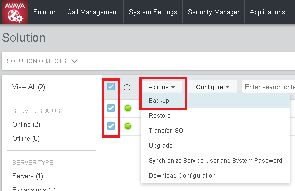How to backup IP Office servers - Blog: Florian Wilke