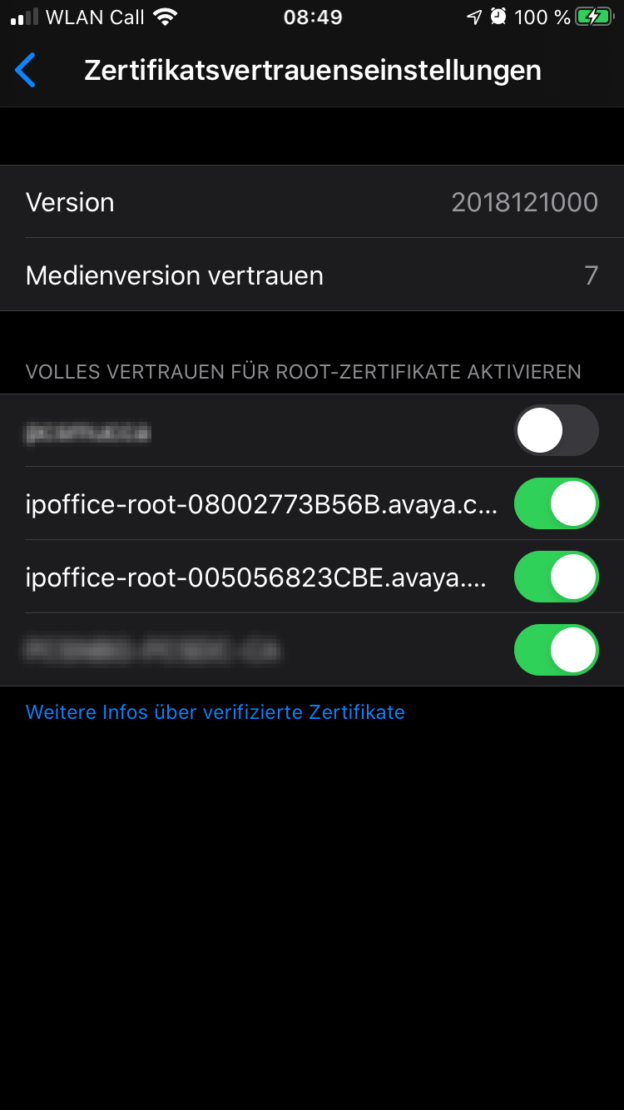 Create certificates for iPhone with IP Office - Blog: Florian Wilke